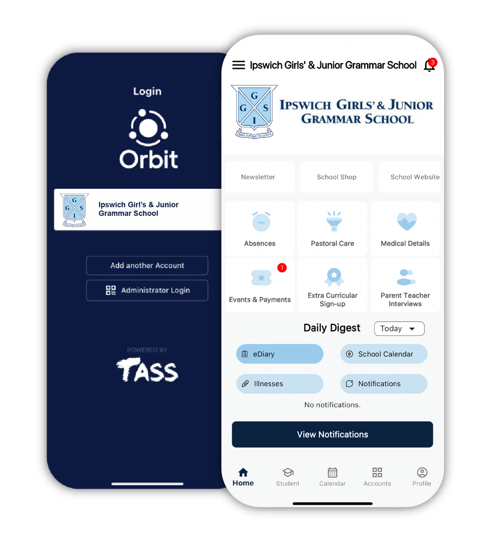 TASS for Parents - Parent Orbit App - The Alpha School System