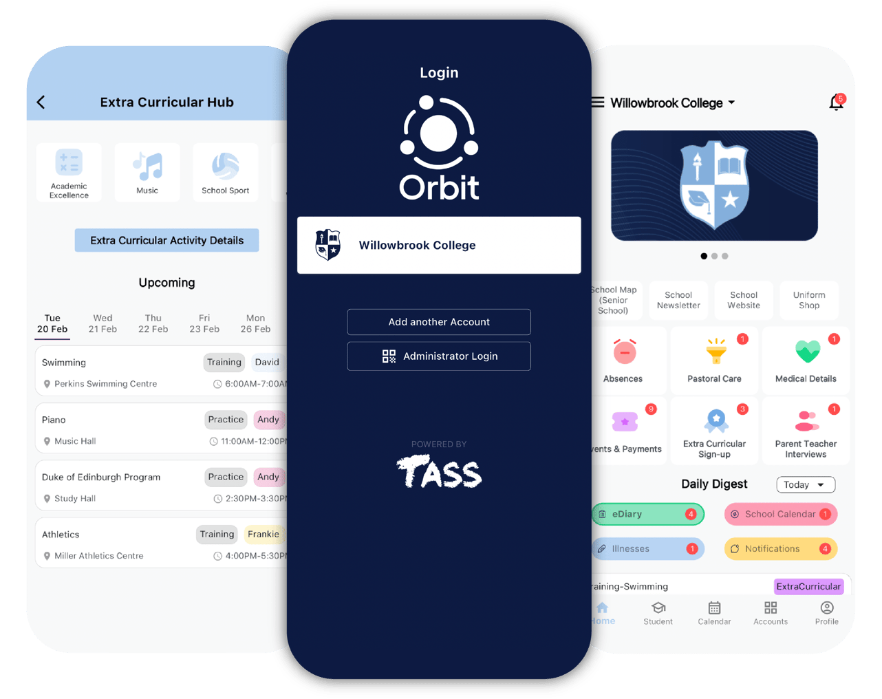 TASS Orbit Mobile Apps | TASS on the go - The Alpha School System
